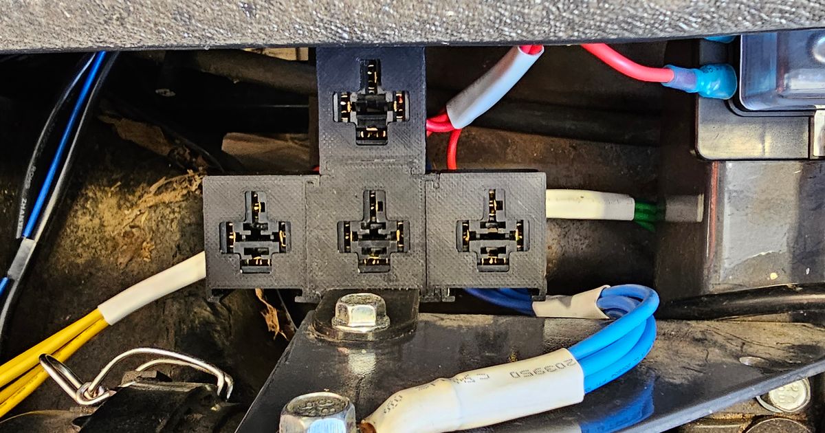 Modular Relay Mounting System For Bosch Type Relays by Brandon Brown ...