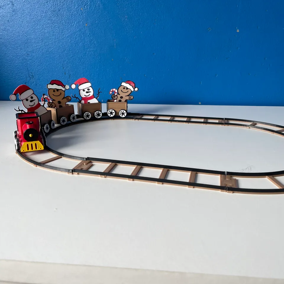 Santas Christmas express train by Noob 3D Lab | Download free STL model ...