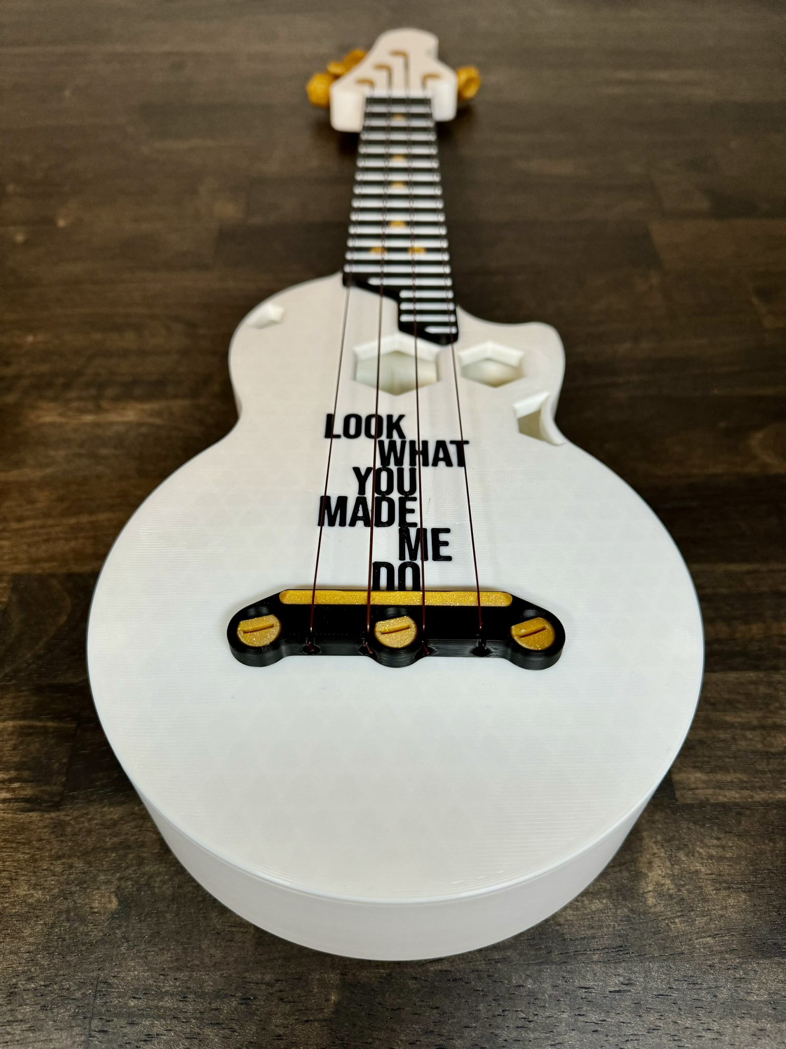 Hex Ukulele Plain Body by mumbles | Download free STL model ...