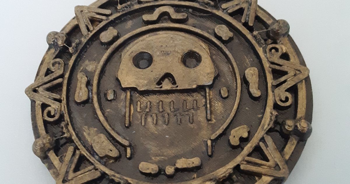 Pirates Aztec Coin by DrGreenthumb18 | Download free STL model ...