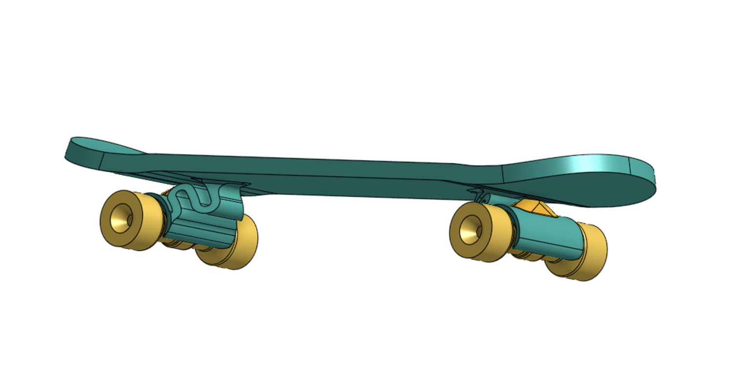Finger Board - Skate Board - Print-in-place by SimpleMachining ...