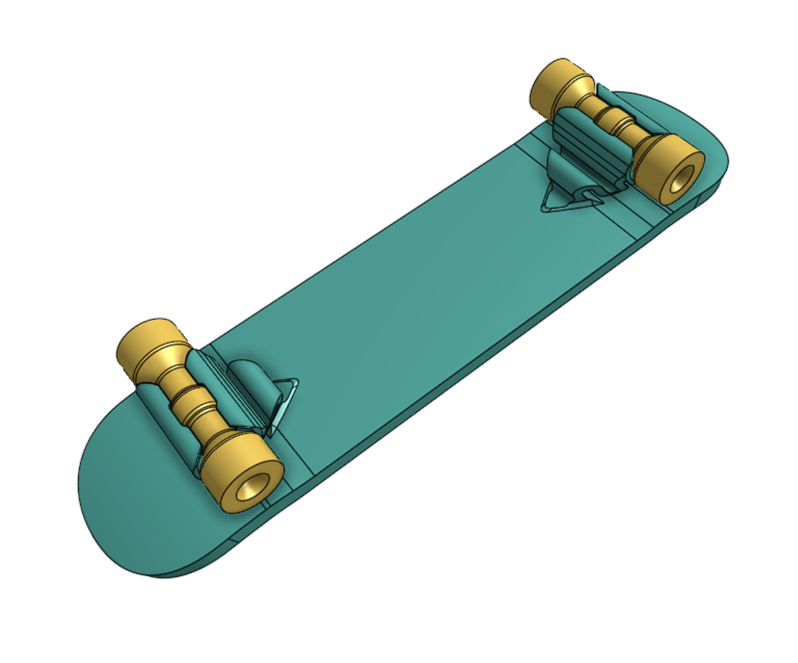 Finger Board - Skate Board - Print-in-place by SimpleMachining ...