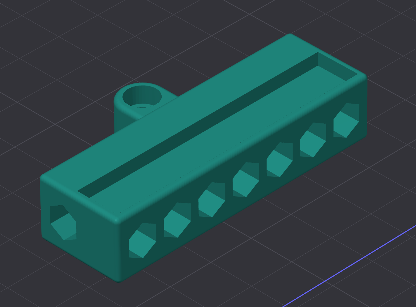Magnetic Hex Bit Holder for Impact Driver by Nathan | Download free STL model | Printables.com