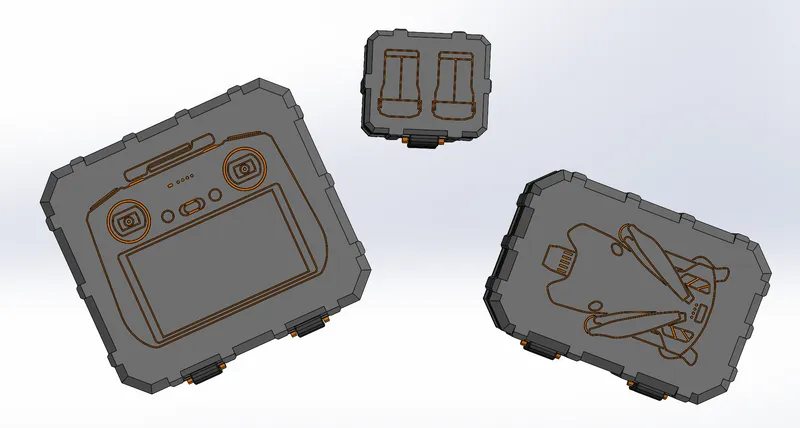 Box for DJI Mini 4 Pro and accesories by Richard | Download free STL ...