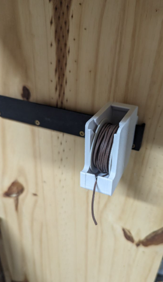 Wire Spool Holder French Cleat by tanders | Download free STL model ...