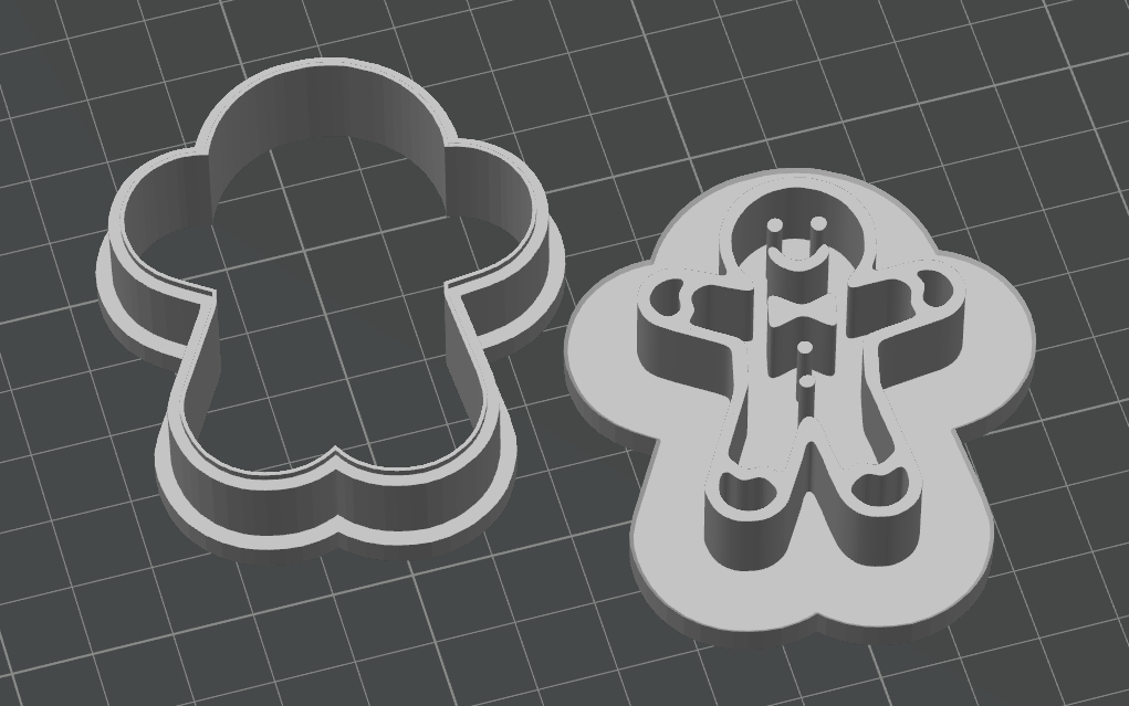 Classic Gingerbread 2 cutter by Printesion | Download free STL model ...