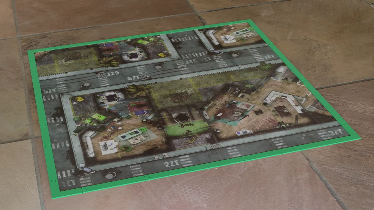 Zombicide Map Frame by kap42 | Download free STL model | Printables.com