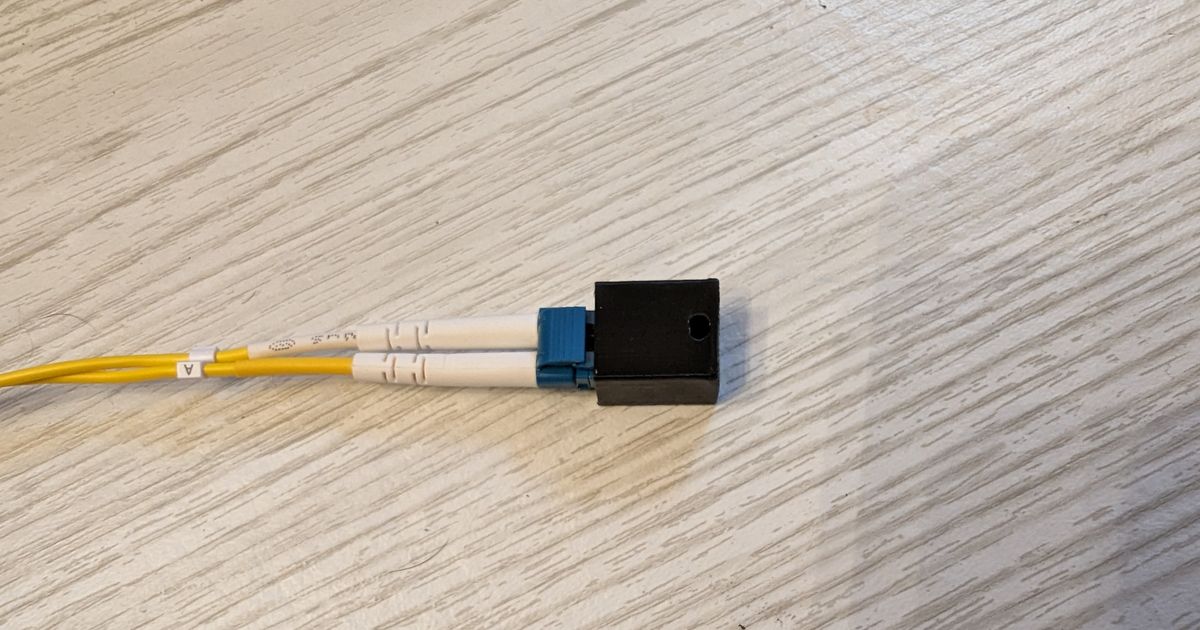 LC Fiber Cap by Shaggyx86 | Download free STL model | Printables.com