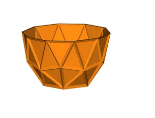 Geometric Pot/Planter (Hexagon/Triangle Edition) by AZ3D | Download ...
