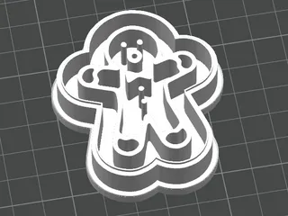 Amazed Gingerbread Cutter by Printesion | Download free STL model ...