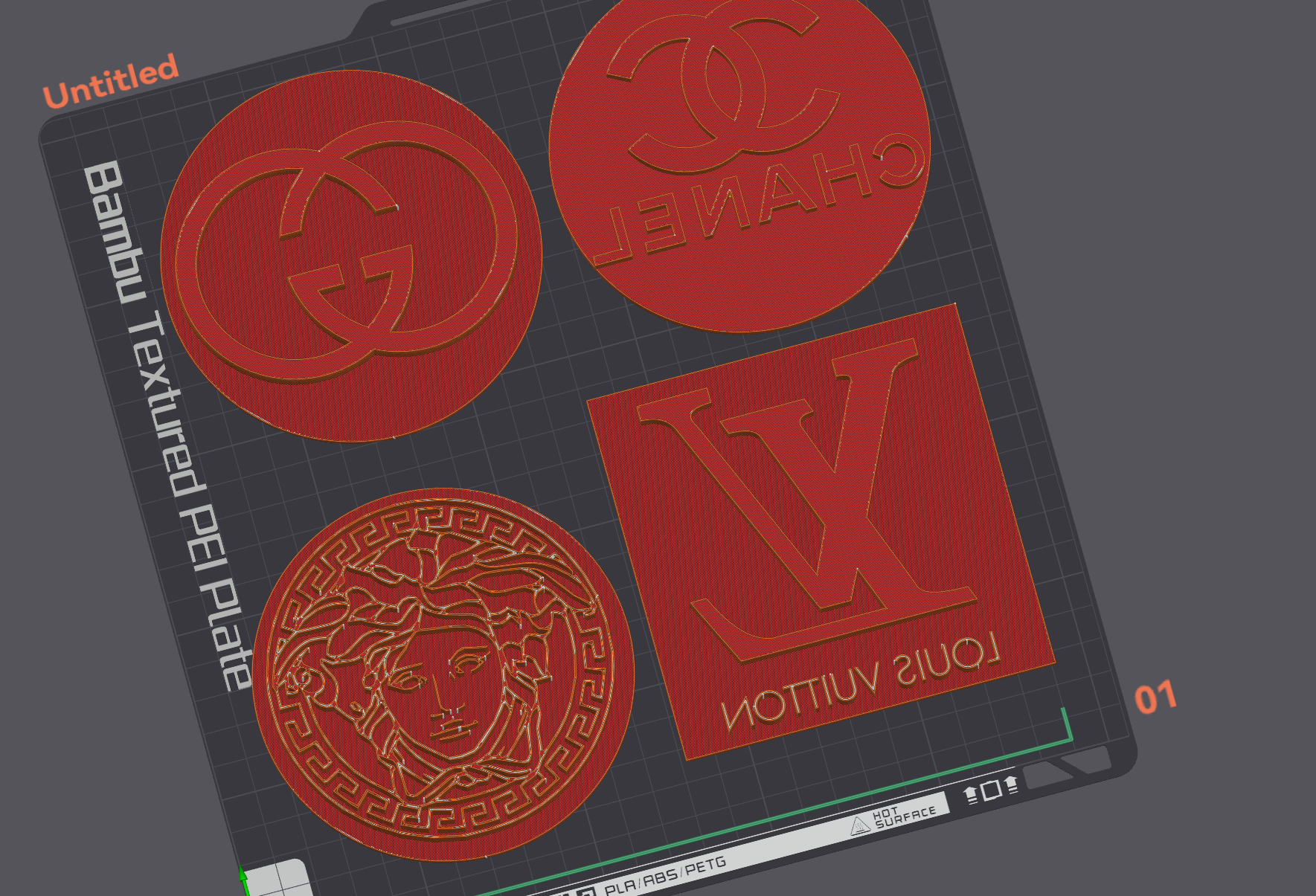 Gucci, Louis Vuitton, Chanel and Versace Stamps by Jovan Jovanović ...