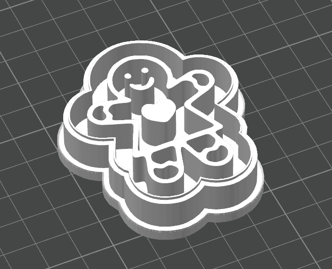 Gingerbread girl cutter by Printesion | Download free STL model ...