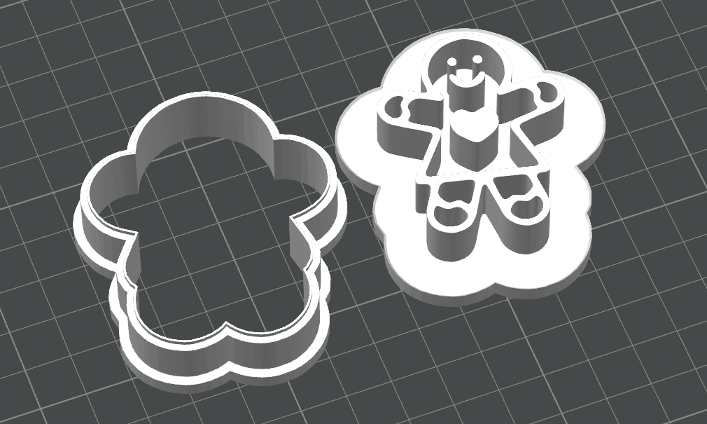 Gingerbread girl cutter by Printesion | Download free STL model ...