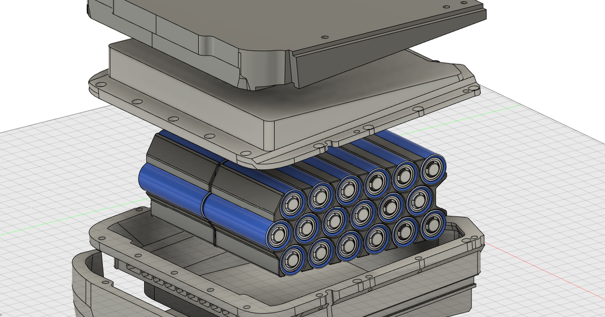 Onewheel Pint Gallon Battery Box by D | Download free STL model ...