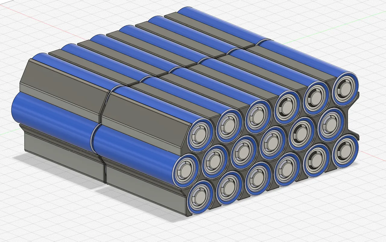 12 and 18 21700 cell spacer for onewheel pint by D | Download free STL ...