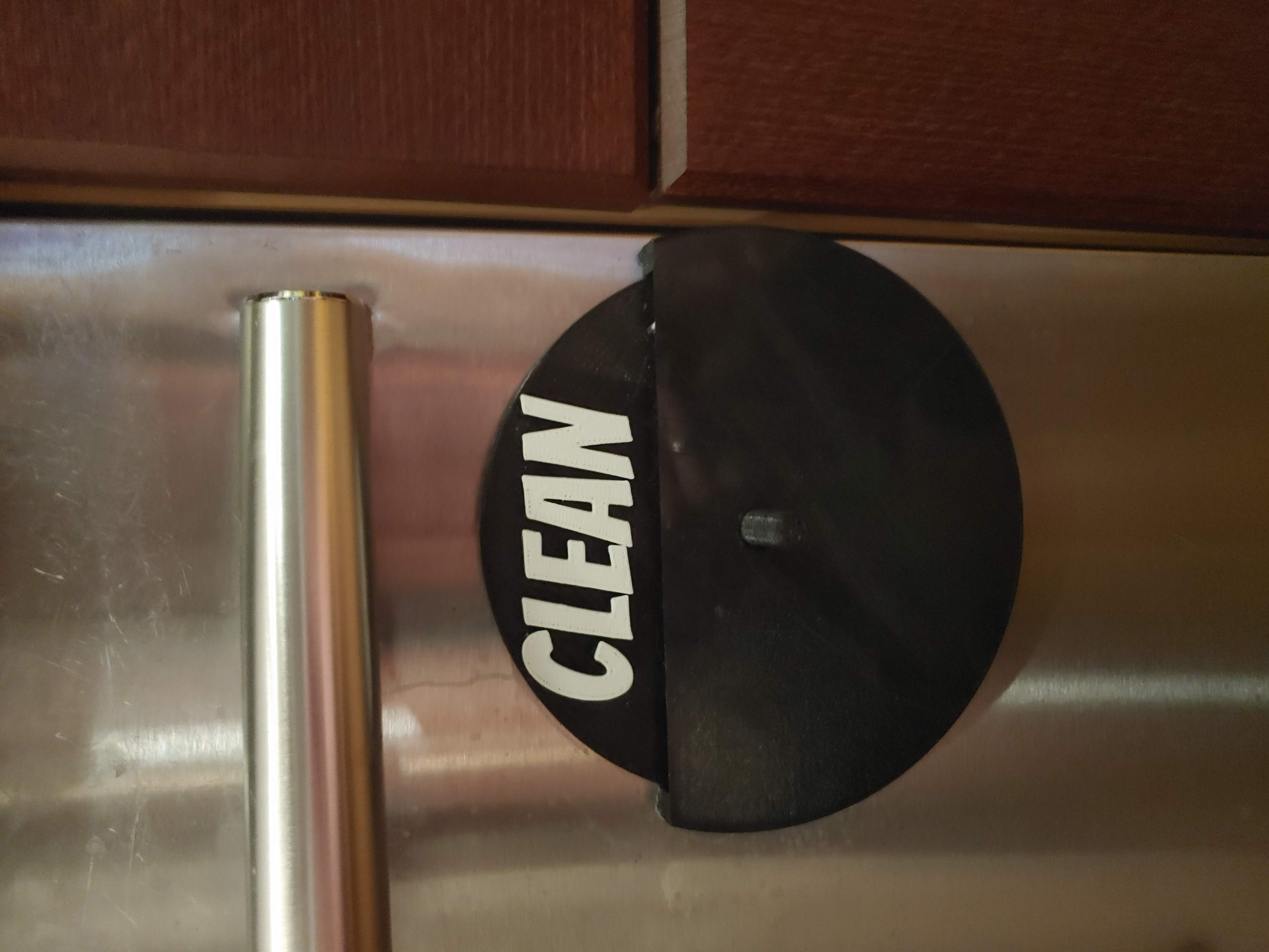 Three-way dishwasher sign by bwschulz | Download free STL model ...