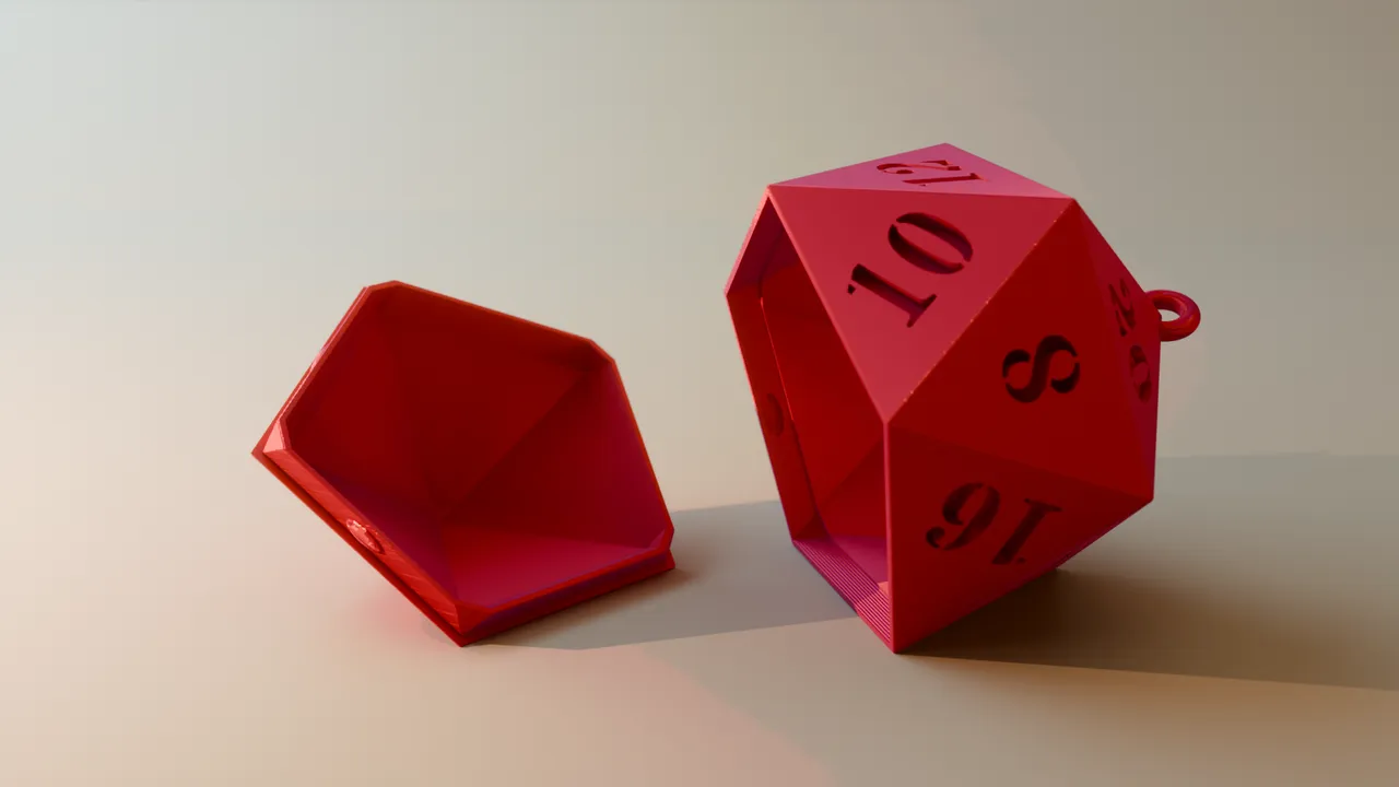 D20 LED-tealight ornament by Coldshade | Download free STL model ...