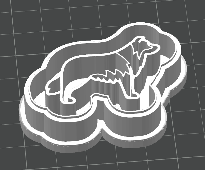 Border Collie Cutter - Cookie Cutter by Printesion | Download free STL ...