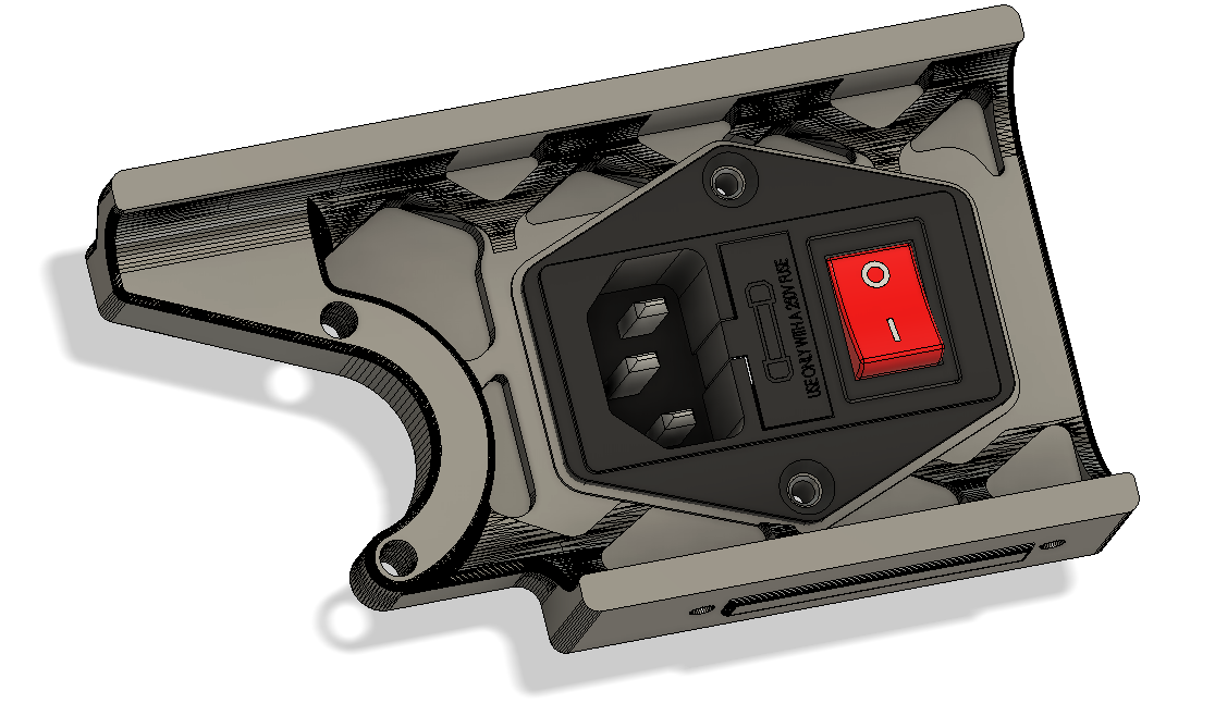 Voron 2.4r2 power inlet for AC08 module by RB3 | Download free STL ...