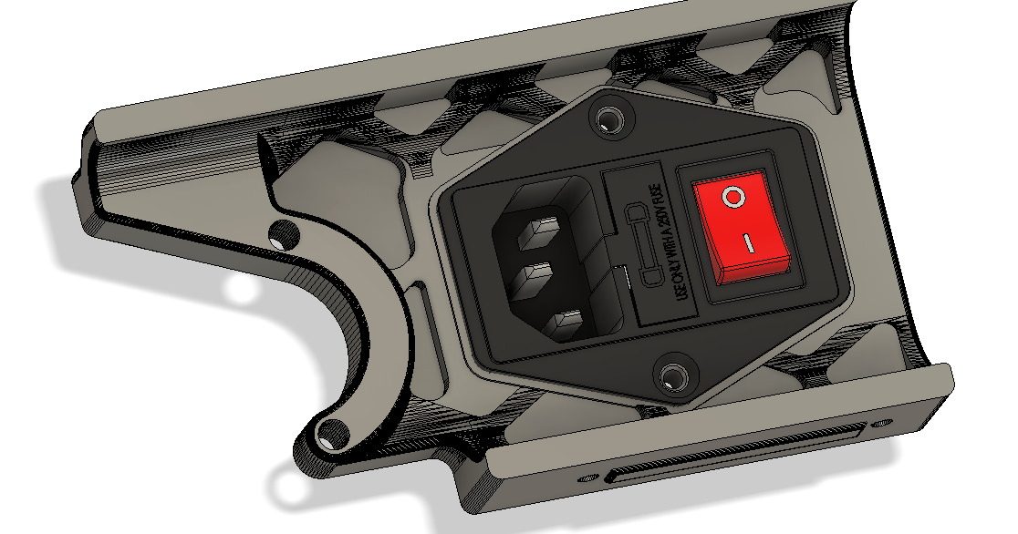 Voron 2.4r2 power inlet for AC08 module by RB3 | Download free STL ...