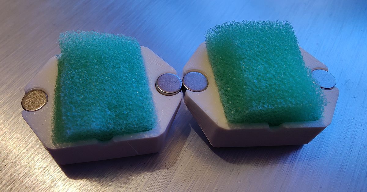 Magnetic filament cleaner by demek | Download free STL model ...