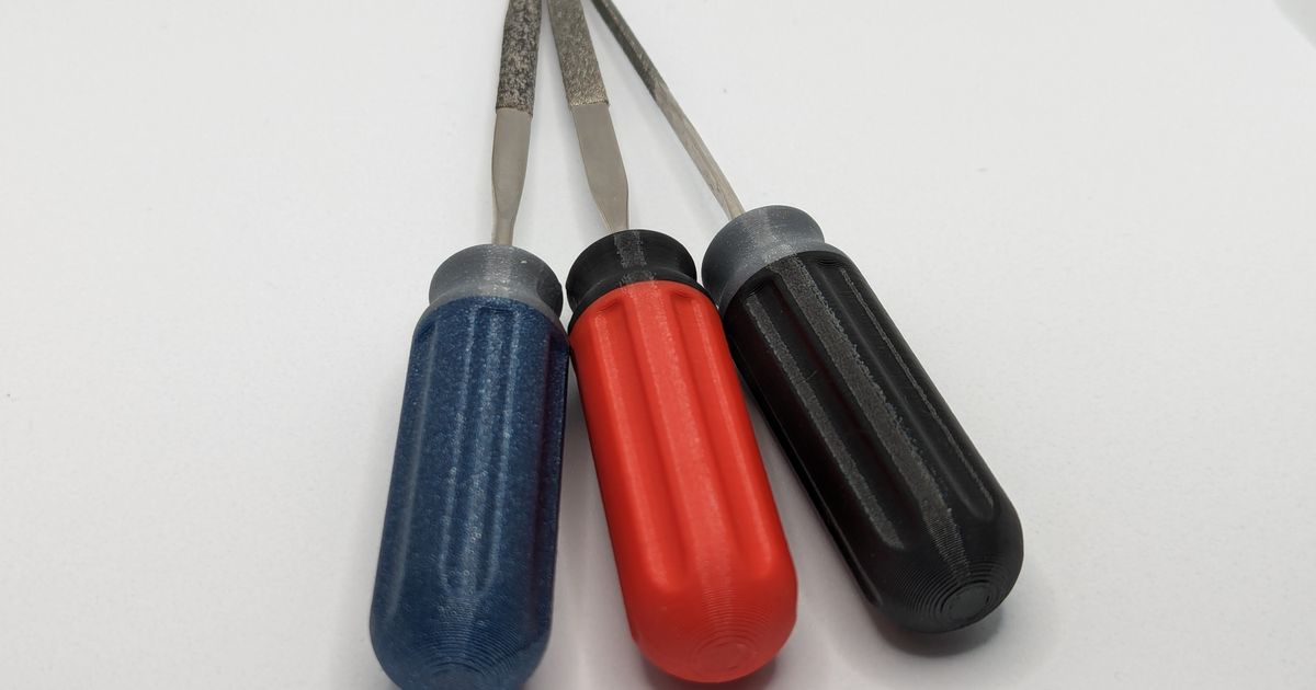 Jewellers File Handle by obscuresausage | Download free STL model ...