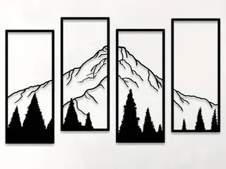 Mountain Wall Art by Jack Whelan | Download free STL model | Printables.com
