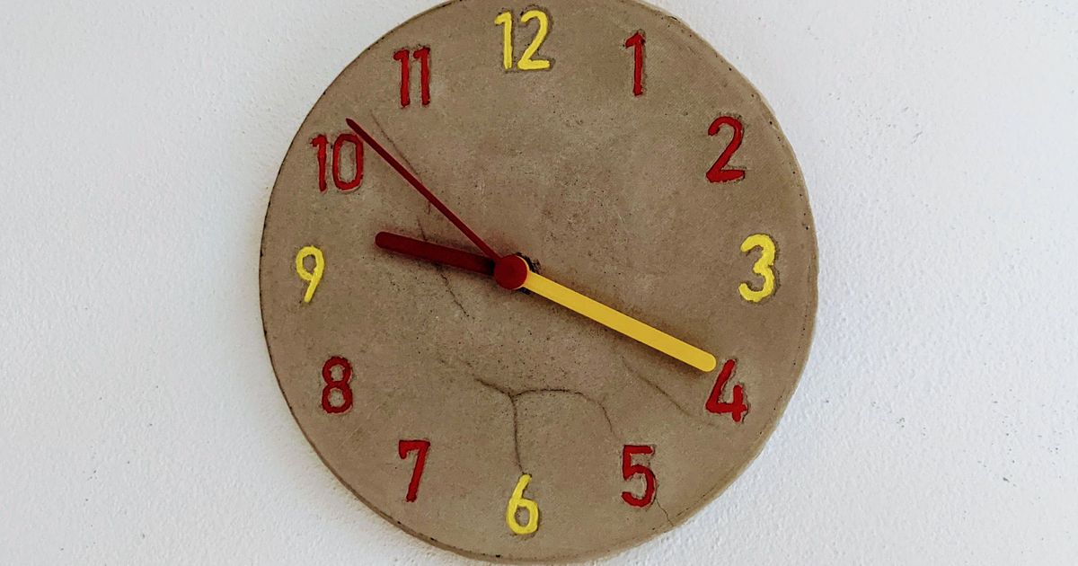 Concrete Clock Mold by phi.gl | Download free STL model | Printables.com