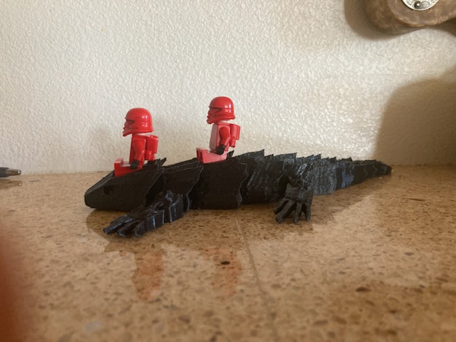 giant lego lizard v1 and v2 by 3D flare | Download free STL model ...