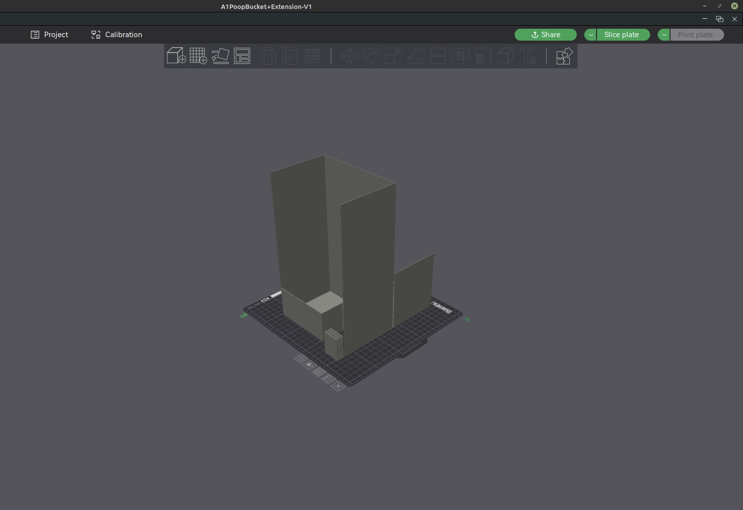 Bambu Lab A1 poop Bucket with extension par 3DPrintingBerlin ...