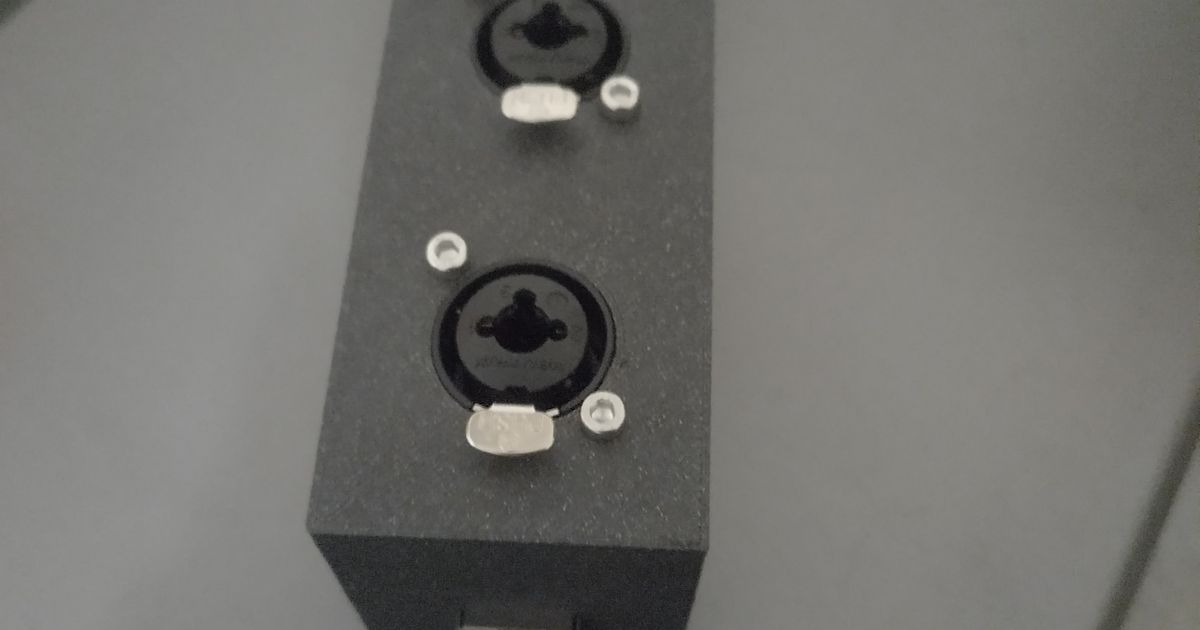 XLR / DMX multicore adapter by Robin | Download free STL model ...