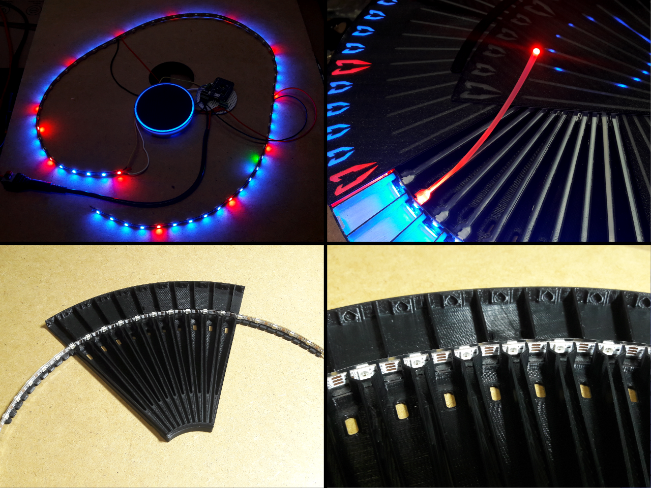 Fiberoptic WLED Hybrid Wall Clock (40cm) v6.2 by Volan | Download free ...