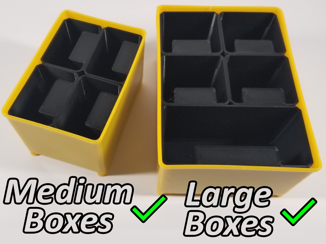 Harbor Freight Parts Bin Inserts - Large/Medium Boxes by TheMakerSphere ...