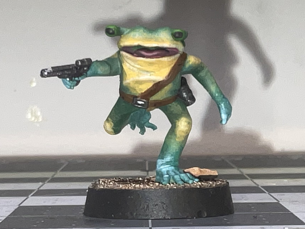 Blaster Frog Alien (Pre-Supported) (Star Wars Legion Scale) von Benster ...