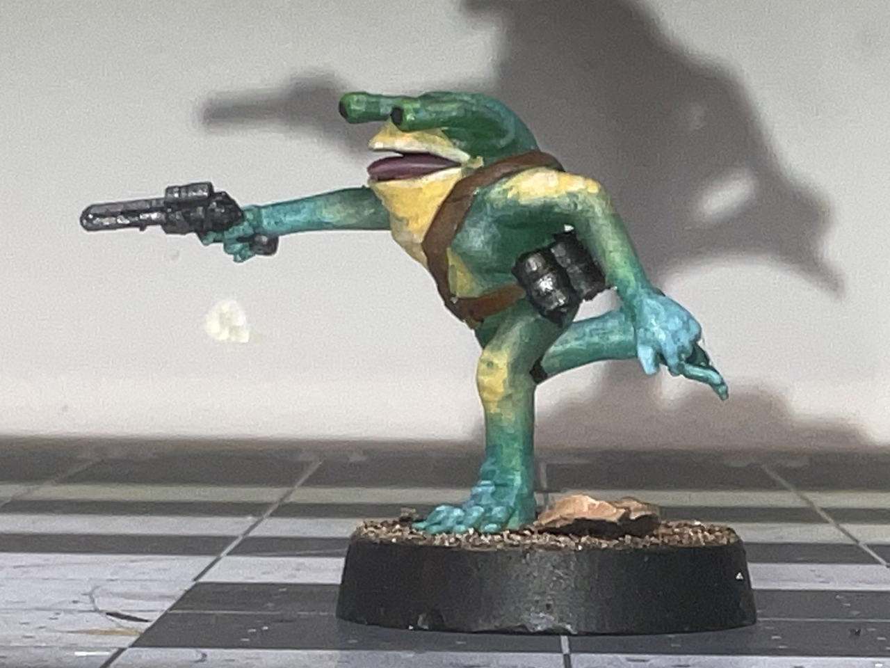 Blaster Frog Alien (Pre-Supported) (Star Wars Legion Scale) von Benster ...