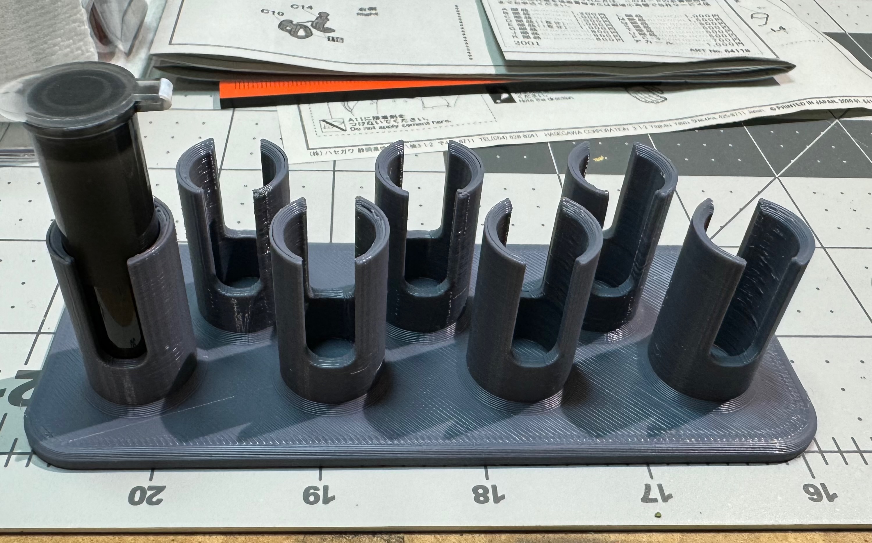 2 and 5 ml Vial Holder by lmarkos | Download free STL model ...