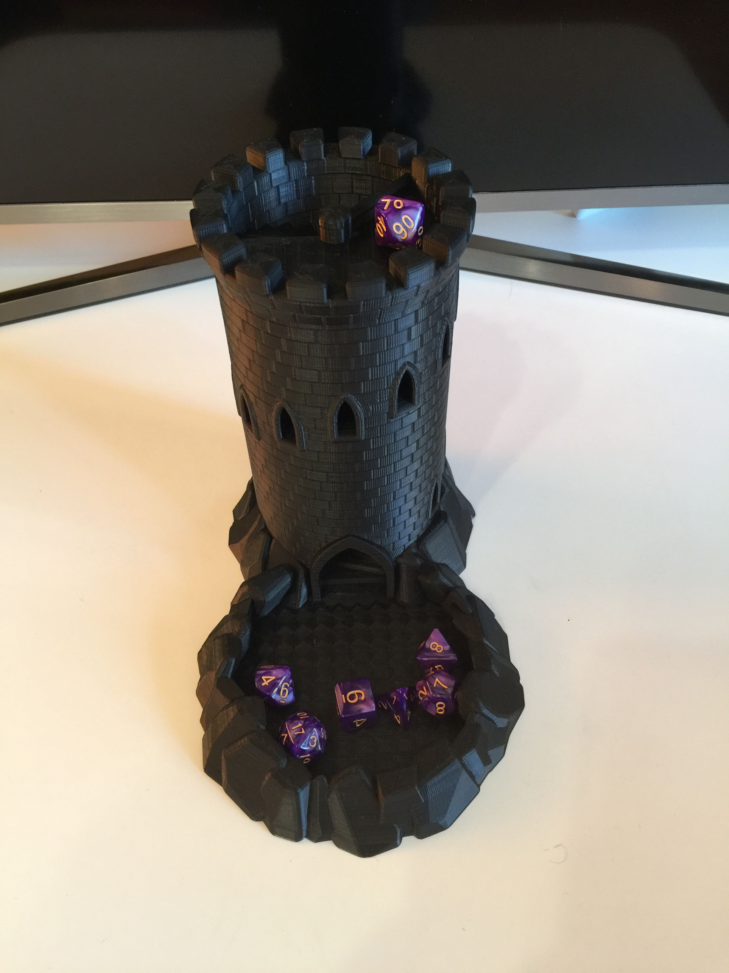 Castle DND Dice Tower by Ethan Johnson | Download free STL model ...