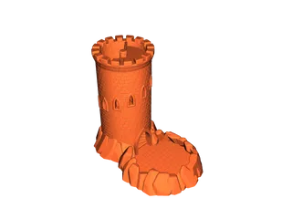 Castle DND Dice Tower by Ethan Johnson | Download free STL model ...