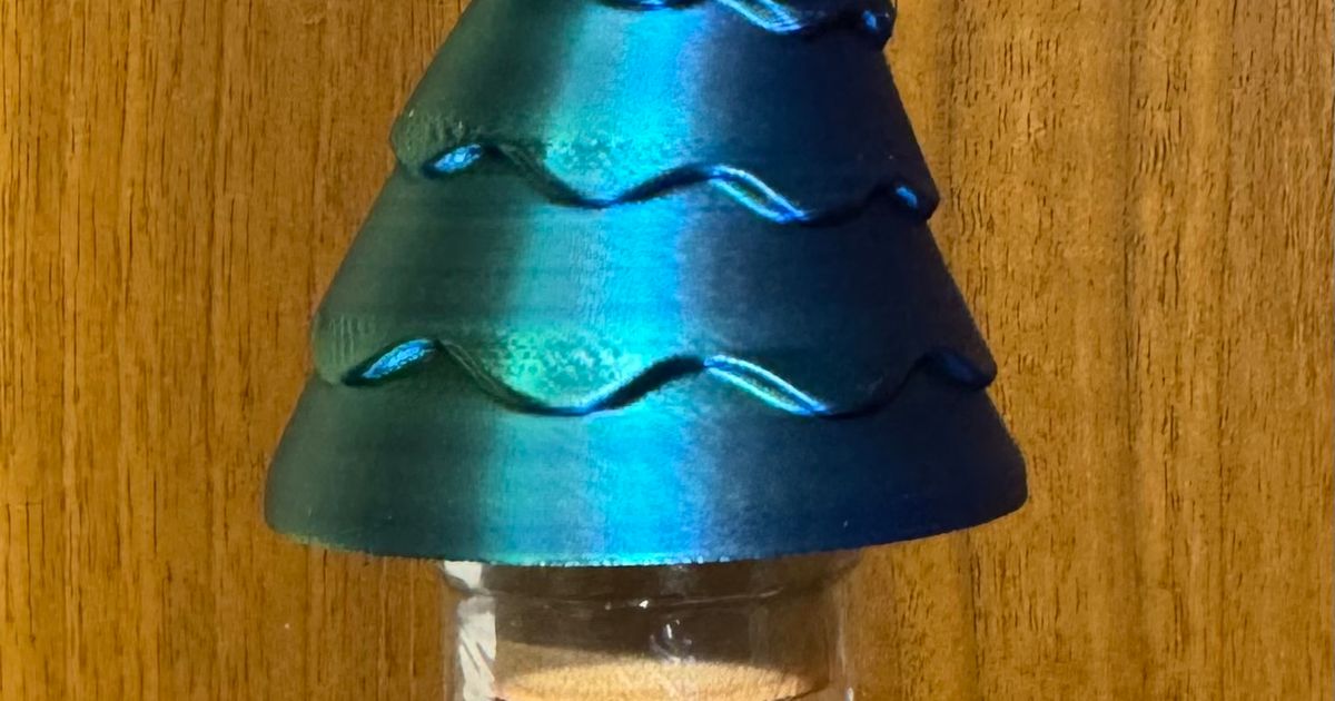 Christmas Tree Bottle Topper by Dark Squirrel Designs | Download free ...