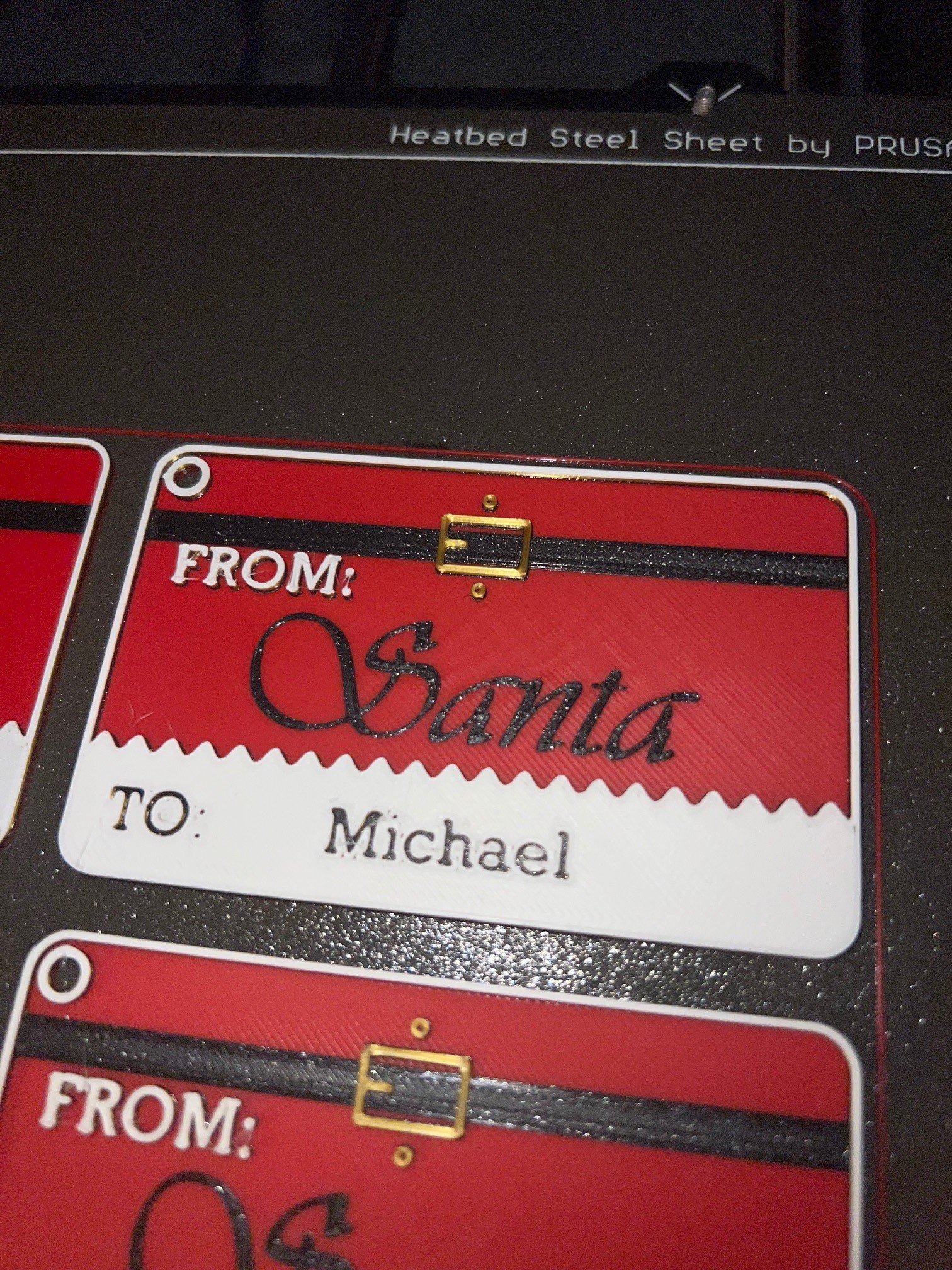 "From Santa" gift tag (Customizable Sign) by JaNeeIssKlar | Download ...