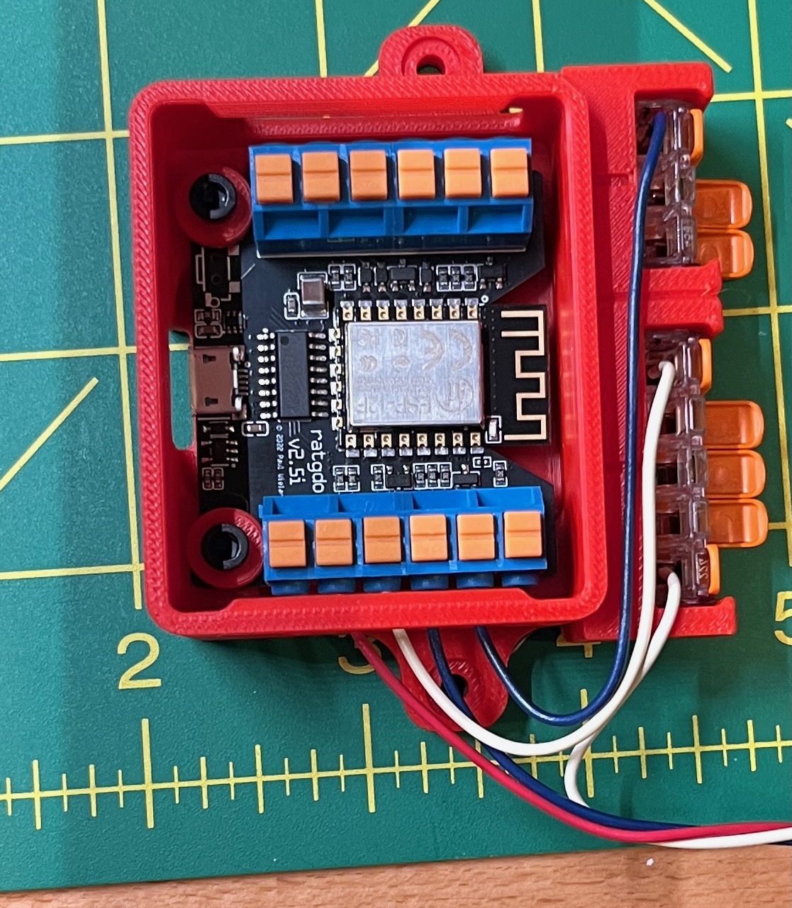 ratgdo 2.5i Enclosure with Wago 221 Lever-Nuts by Patrick O'Neal ...