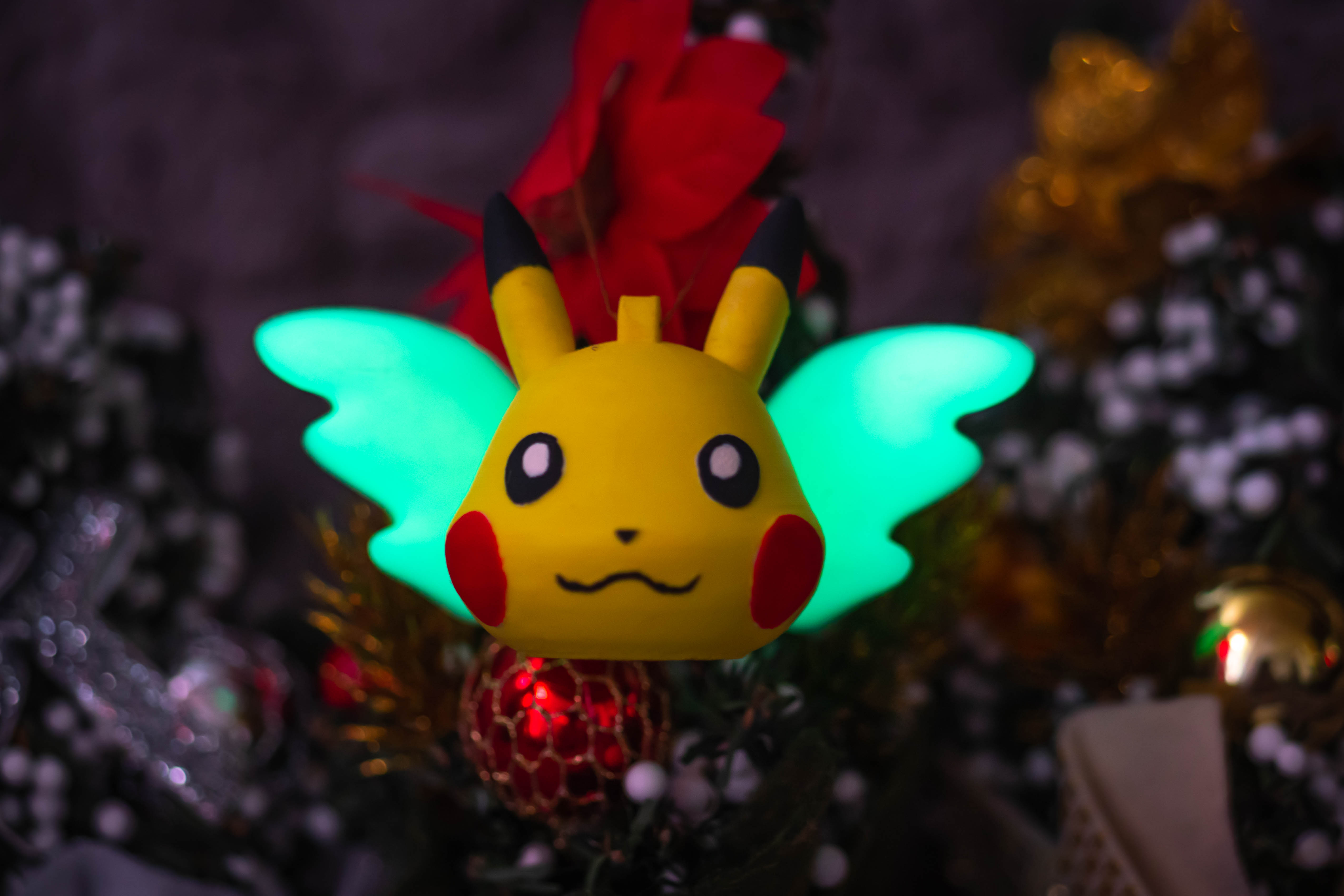 Angel Pikachu FanArt - Christmas Tree Decor/Ornament/Bauble by ...