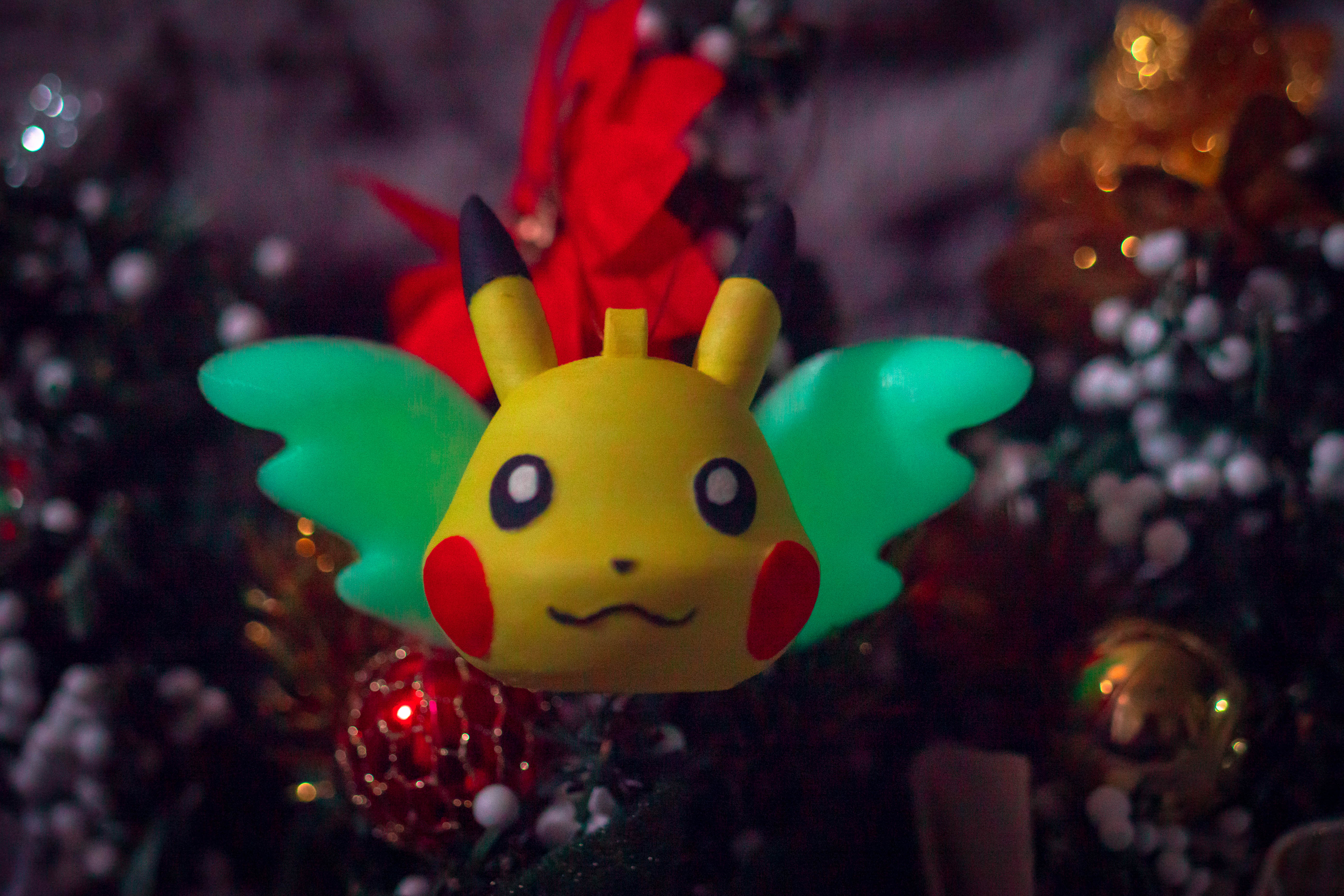 Angel Pikachu FanArt - Christmas Tree Decor/Ornament/Bauble by ...