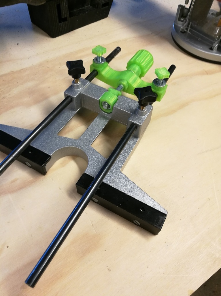 Micro adjuster for router edge guide by Steffen | Download free STL ...