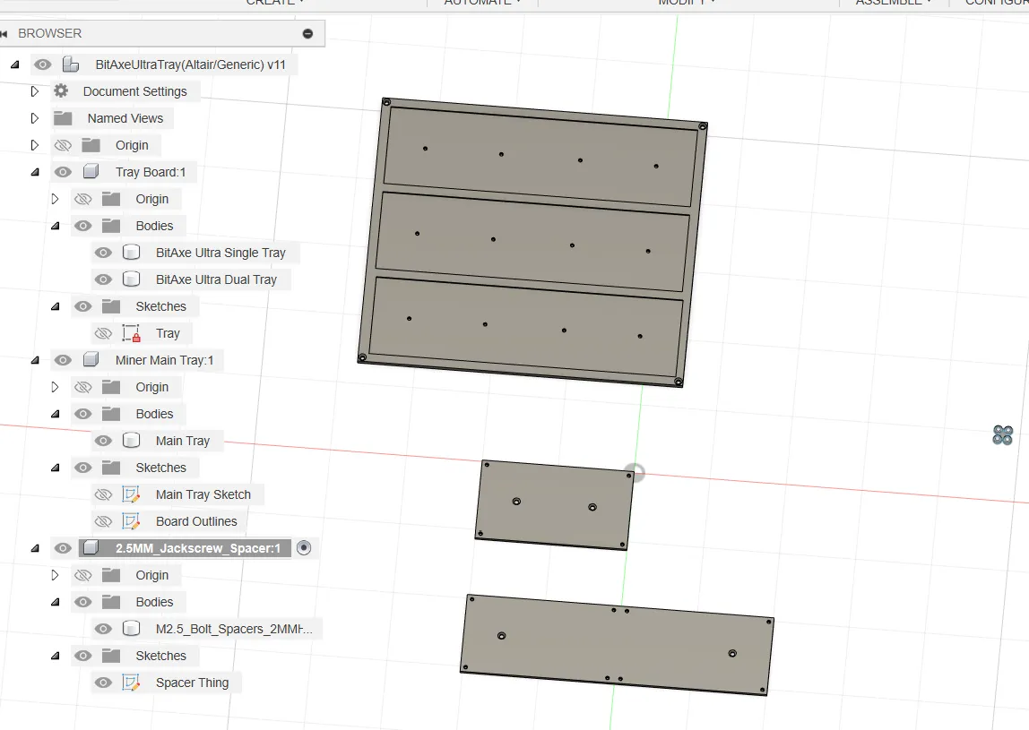 Bitaxe / Bitaxe Ultra Mount System by Andrew Nelson | Download free STL ...