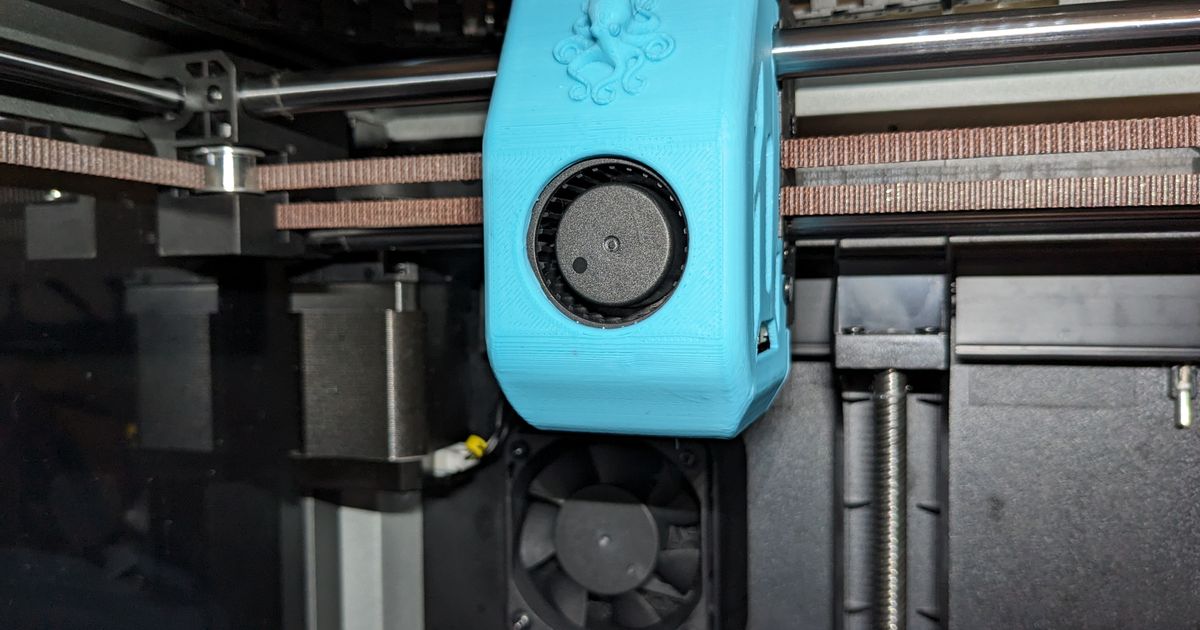 K1 Fan Cover with Octopus by Jordan Rudd | Download free STL model ...