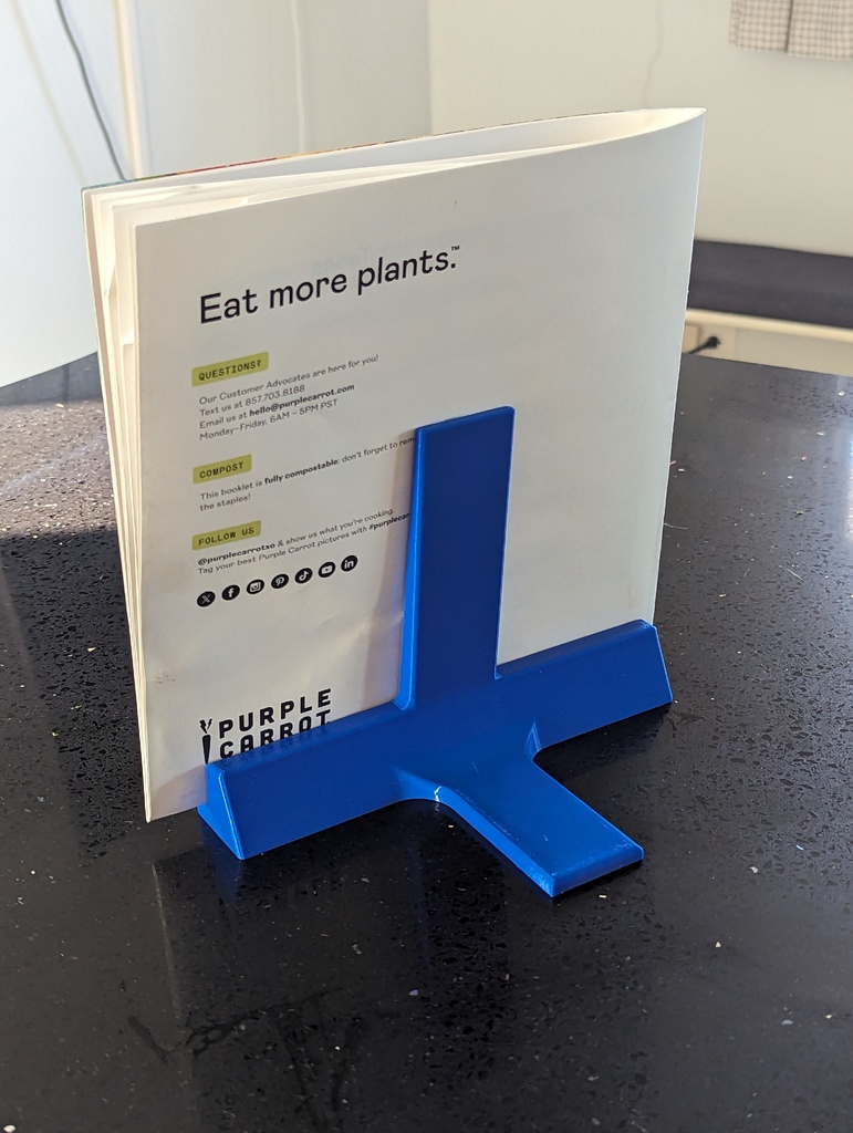 Purple Carrot Recipe Booklet Holder / Stand by SeriousBug | Download ...