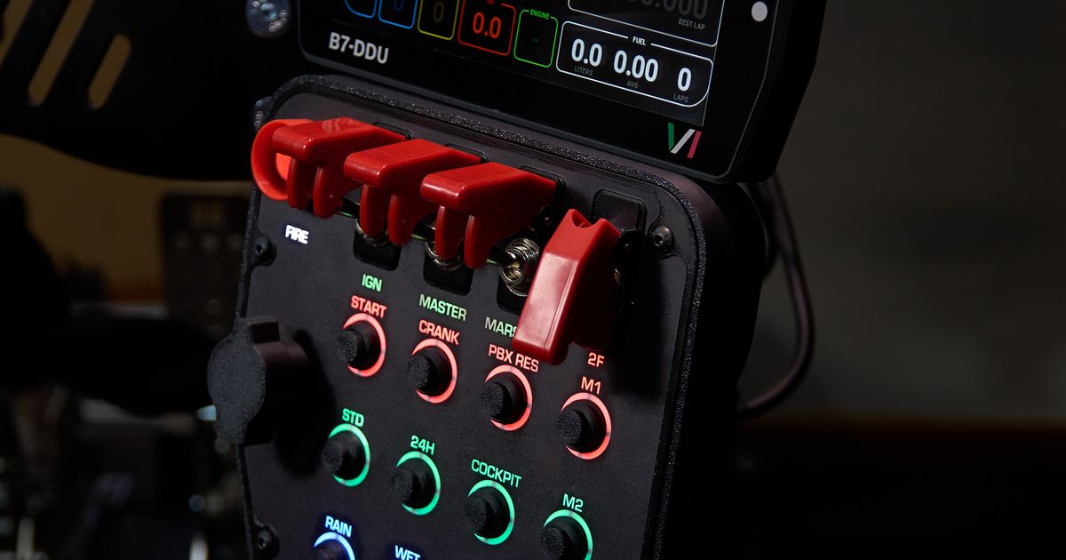 VI-296BB Simracing Button Box by VELOCITAS IMPERIUM | Download free STL ...