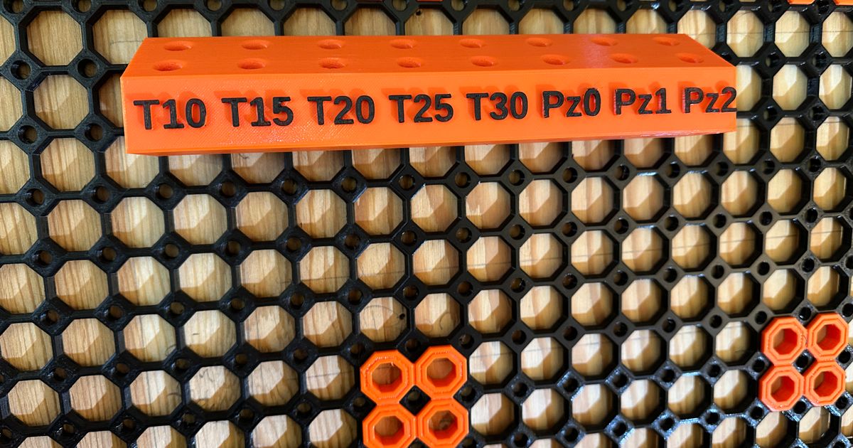 Multiboard - Bits holder por Nikolaj | Descargar modelo STL gratuito ...