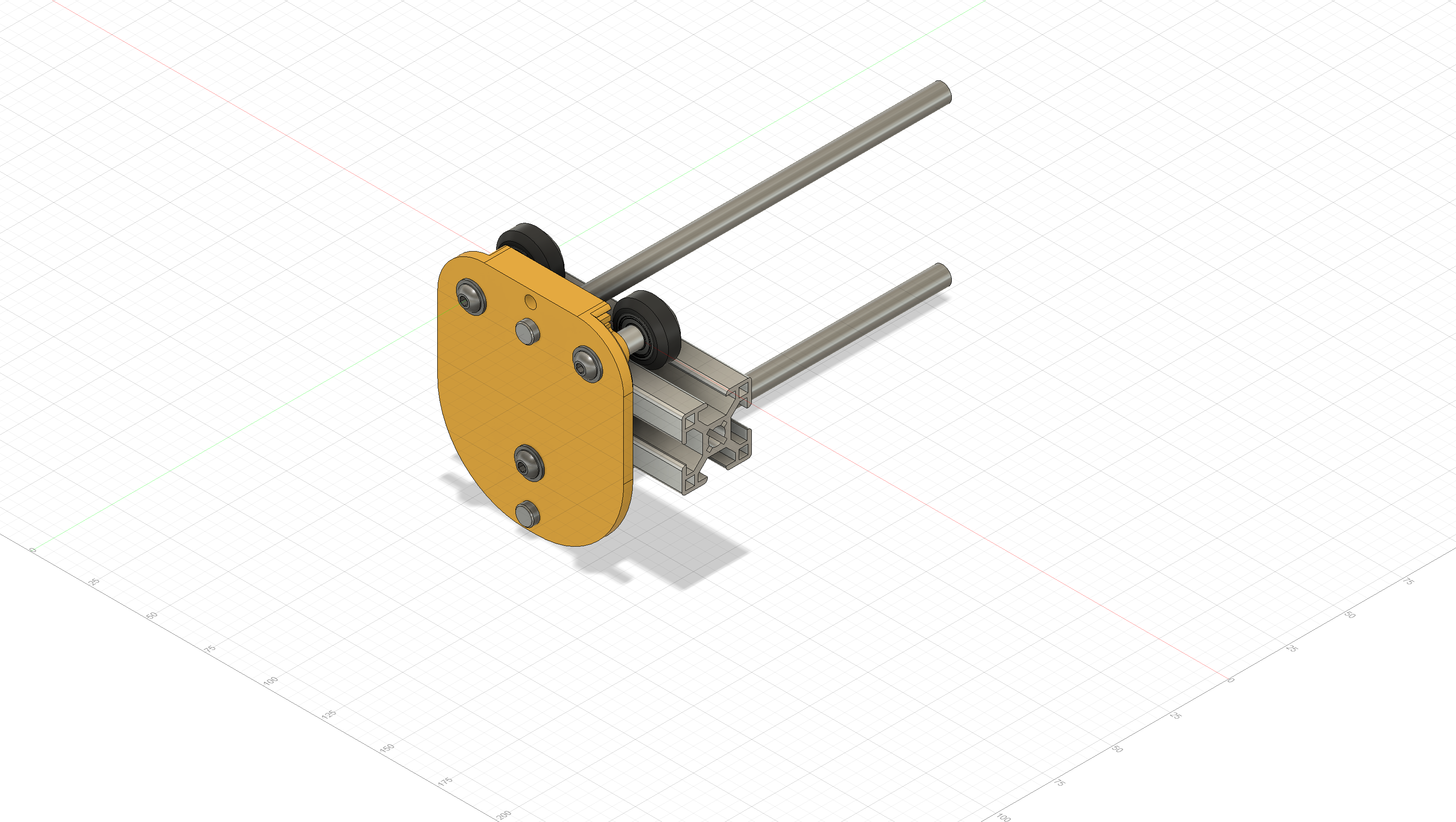 Y-Carrier with V-Slot-Wheels (625zz) by Thomas Utpatel | Download free ...